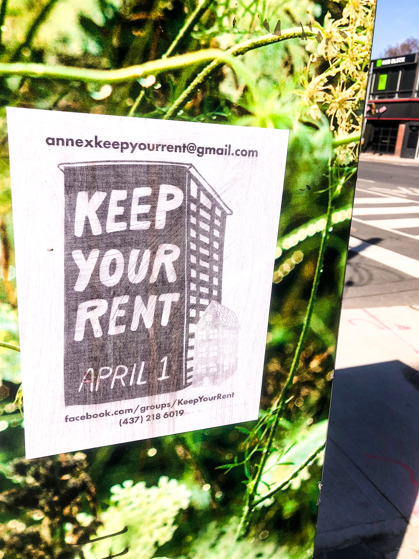 NEWS: Keep Your Rent campaign emerges (Apr. 2020)